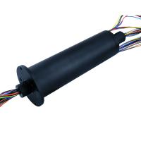 China 75-Way Rotary Conductive Slip Ring 50mm Flange 75 Channels 5A 2A 250 RPM 220V for sale