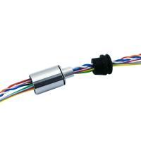 China Stainless Steel Signal Slip Ring 10mm OD 8 Channels Gold-Gold Contacts for Precision Instruments for sale