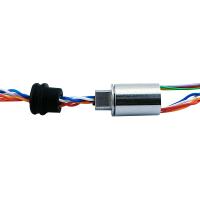 China Stainless Steel Signal Slip Ring 10mm OD 8 Channels Gold-Gold Contacts for Precision Instruments for sale
