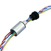 China Stainless Steel Signal Slip Ring 10mm OD 8 Channels Gold-Gold Contacts for Precision Instruments for sale