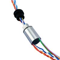 China Stainless Steel Signal Slip Ring 10mm OD 8 Channels Gold-Gold Contacts for Precision Instruments for sale