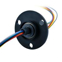 China 8-Channel 2A Cap-Type Electrical Slip Ring 22mm Outer Diameter Gold Contacts for sale