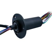 China 36 Channel Gigabit Ethernet Slip Ring 22mm Gold to Gold Contacts 200 RPM for sale