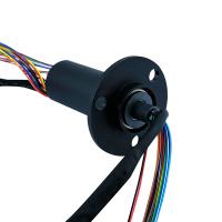 China 36 Channel Gigabit Ethernet Slip Ring 22mm Gold to Gold Contacts 200 RPM for sale