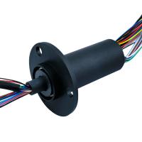China 36 Channel Gigabit Ethernet Slip Ring 22mm Gold to Gold Contacts 200 RPM for sale
