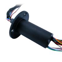 China 36 Channel Gigabit Ethernet Slip Ring 22mm Gold to Gold Contacts 200 RPM for sale