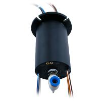 China 24 Channel 5A Pneumatic Slip Ring 1 Direct Flow Air Channel 250 RPM Industrial Automation for sale