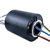 China 24 Channel 5A 440V Hollow Slip Ring Precious Metal Contacts Industrial Rotary Electrical Connector for sale