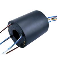 China 24 Channel 5A 440V Hollow Slip Ring Precious Metal Contacts Industrial Rotary Electrical Connector for sale