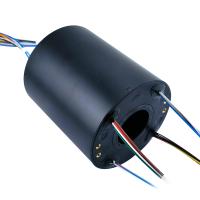China 24 Channel 5A 440V Hollow Slip Ring Precious Metal Contacts Industrial Rotary Electrical Connector for sale