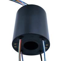 China 24 Channel 5A 440V Hollow Slip Ring Precious Metal Contacts Industrial Rotary Electrical Connector for sale