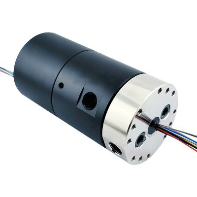 China 2-Channel Pneumatic 12-Channel Electrical Slip Ring 200rpm 86mm OD for Rotary Worktables for sale