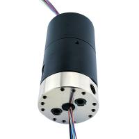 China 2-Channel Pneumatic 12-Channel Electrical Slip Ring 200rpm 86mm OD for Rotary Worktables for sale