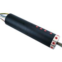 China Gas Water Electricity Combined Slip Ring 2 Channel Water 6 Channel Gas 40 Channel Electricity 86mm OD 200rpm for sale