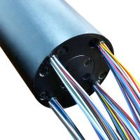 China 24 Channel Pneumatic 90 Channel Electrical Combined Slip Ring 86mm Vacuum Compatible 250rpm for sale