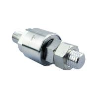 China 650A Peak Current Liquid Slip Ring 316L Stainless Steel Housing Silver-Plated Copper Pillars for sale
