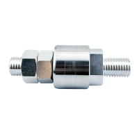China 650A Peak Current Liquid Slip Ring 316L Stainless Steel Housing Silver-Plated Copper Pillars for sale
