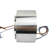China 10 Channel IP65 Waterproof Slip Ring 90mm ID 185mm OD Stainless Steel 5A 440V for sale