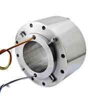 China 10 Channel IP65 Waterproof Slip Ring 90mm ID 185mm OD Stainless Steel 5A 440V for sale
