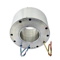 China 10 Channel IP65 Waterproof Slip Ring 90mm ID 185mm OD Stainless Steel 5A 440V for sale
