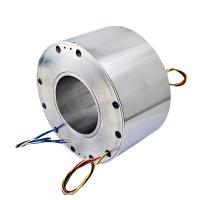 China 10 Channel IP65 Waterproof Slip Ring 90mm ID 185mm OD Stainless Steel 5A 440V for sale
