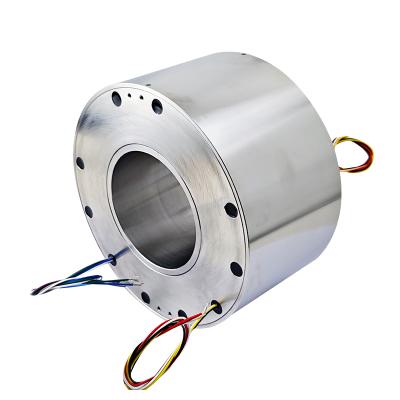 China 10 Channel IP65 Waterproof Slip Ring 90mm ID 185mm OD Stainless Steel 5A 440V for sale