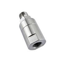 China Compact 5mm Gas Channel Slip Ring 18mm OD G1/8 Connector 1MPa 200rpm 20M Rotations for sale