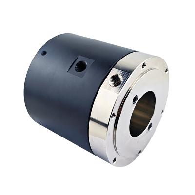 China 2-Channel Thermal Oil Slip Ring 180℃ High Temperature 50mm Hollow Bore Dual Independent Circulation for sale