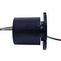 China 6-Channel 2A Pneumatic-Electric Slip Ring 380V 10rpm Aluminum Alloy Housing for sale