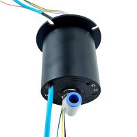 China 36 Channel Gigabit Ethernet Slip Ring 250rpm 380V Aluminum Alloy Shielded for sale