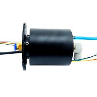 China 36 Channel Gigabit Ethernet Slip Ring 250rpm 380V Aluminum Alloy Shielded for sale
