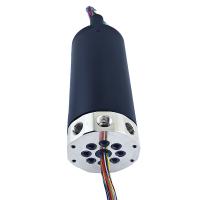 China 8 Channel Pneumatic 56 Way 2A Electrical Slip Ring 200 rpm 86mm OD Rotary Joint for sale