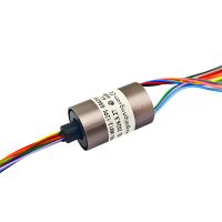 China 12-Channel 12.4mm Capsule Conductive Slip Ring Gold-Gold Contact 2A 380V for sale