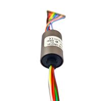 China 12-Channel 12.4mm Capsule Conductive Slip Ring Gold-Gold Contact 2A 380V for sale