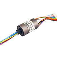 China 12-Channel 12.4mm Capsule Conductive Slip Ring Gold-Gold Contact 2A 380V for sale