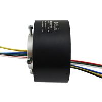 China 6-channel 20-hole electric slip rings with a central hole design are for industrial robots and robotic arms for sale
