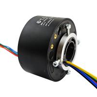 China 6-channel 20-hole electric slip rings with a central hole design are for industrial robots and robotic arms for sale