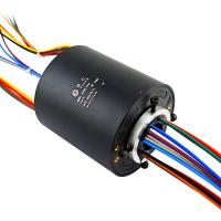 China 18-channel 20A conductive slip ring with 25.4mm through-hole for metal processing and cutting equipment for sale