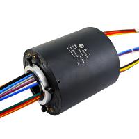 China 18-channel 20A conductive slip ring with 25.4mm through-hole for metal processing and cutting equipment for sale