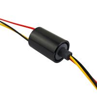 China 3-channel 5A capsule slip ring with outer diameter 22mm for security and consumer electronics for sale