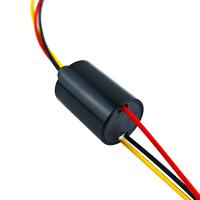 China 3-channel 5A capsule slip ring with outer diameter 22mm for security and consumer electronics for sale