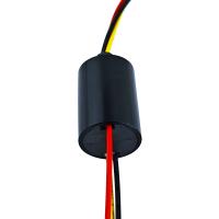 China 3-channel 5A capsule slip ring with outer diameter 22mm for security and consumer electronics for sale