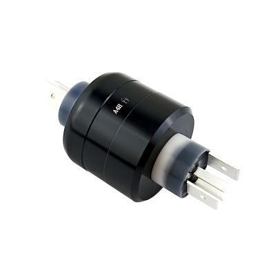 China 4-Channel Liquid Slip Ring with 1000 RPM and Low Resistance for Rotating Power and Signal Transmission for sale