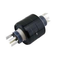 China 4-Channel Liquid Slip Ring with 1000 RPM and Low Resistance for Rotating Power and Signal Transmission for sale