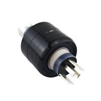 China 4-Channel Liquid Slip Ring with 1000 RPM and Low Resistance for Rotating Power and Signal Transmission for sale