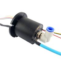 China integrated pneumatic-electric slip ring with utilizes G1/4
