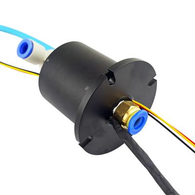 China integrated pneumatic-electric slip ring with utilizes G1/4