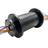 China integrated pneumatic-electric slip ring with IP56 protection rating and 24 channels 5A for the continuous rotary transmission of air and multiple electrical signals for sale