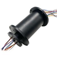 China integrated pneumatic-electric slip ring with IP56 protection rating and 24 channels 5A for the continuous rotary transmission of air and multiple electrical signals for sale