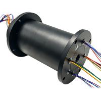 China integrated pneumatic-electric slip ring with IP56 protection rating and 24 channels 5A for the continuous rotary transmission of air and multiple electrical signals for sale